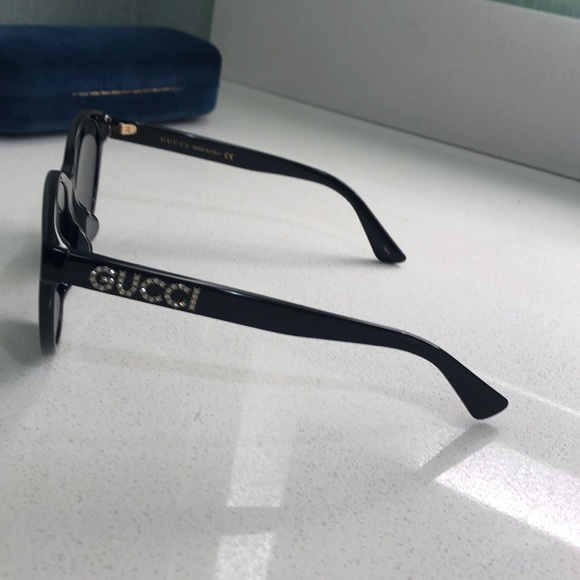 Gucci | Accessories | Authentic Rhinestone Gucci Sunglasses | Poshmark